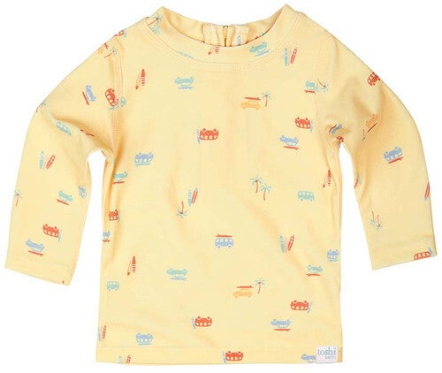 Toshi Swim Baby Rashie Long Sleeve Classic - Sunny | Mint Soda Online